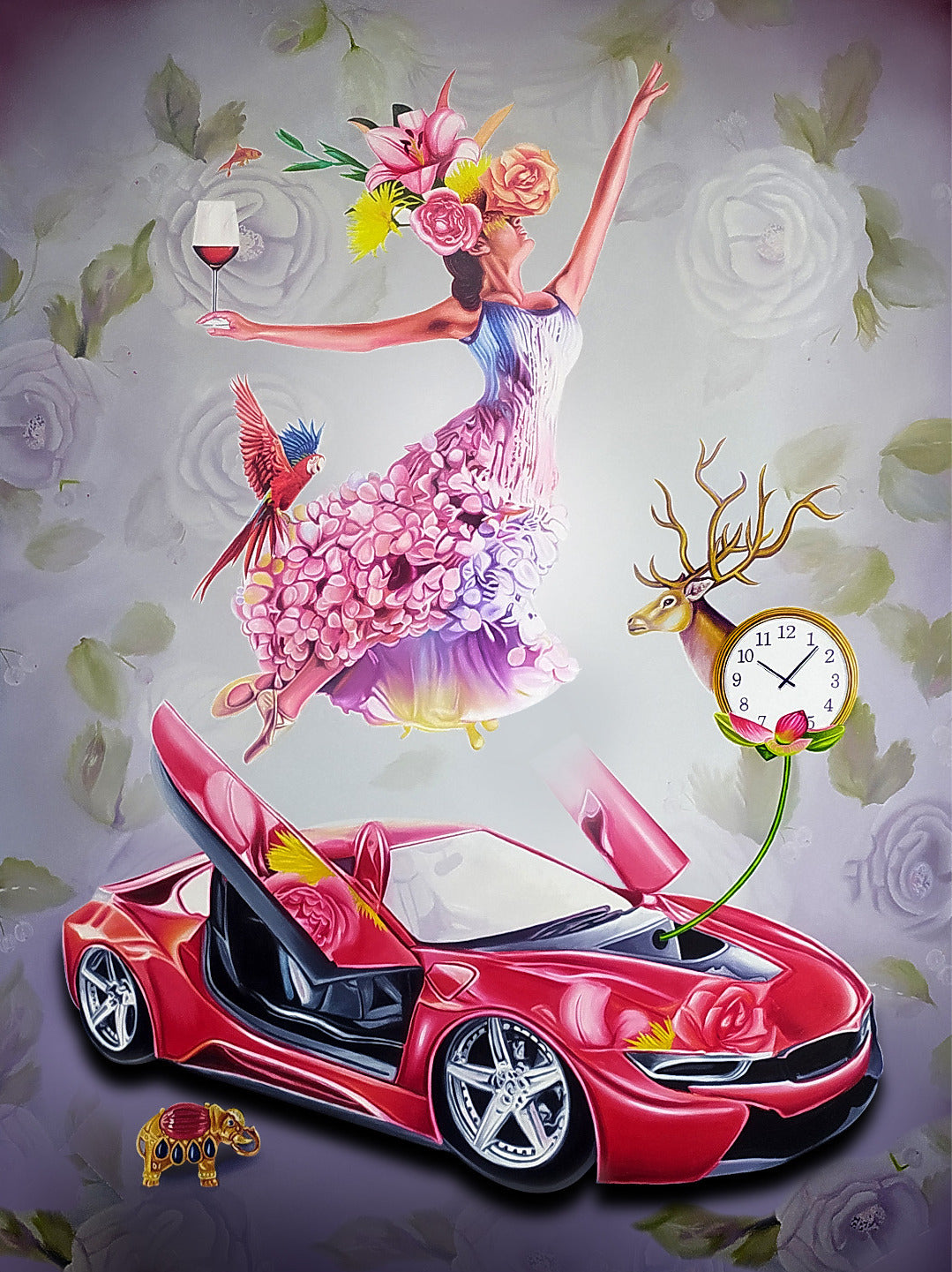 Buy Original No wheel for jump Painting online By Suraj Kumar Kashi ...