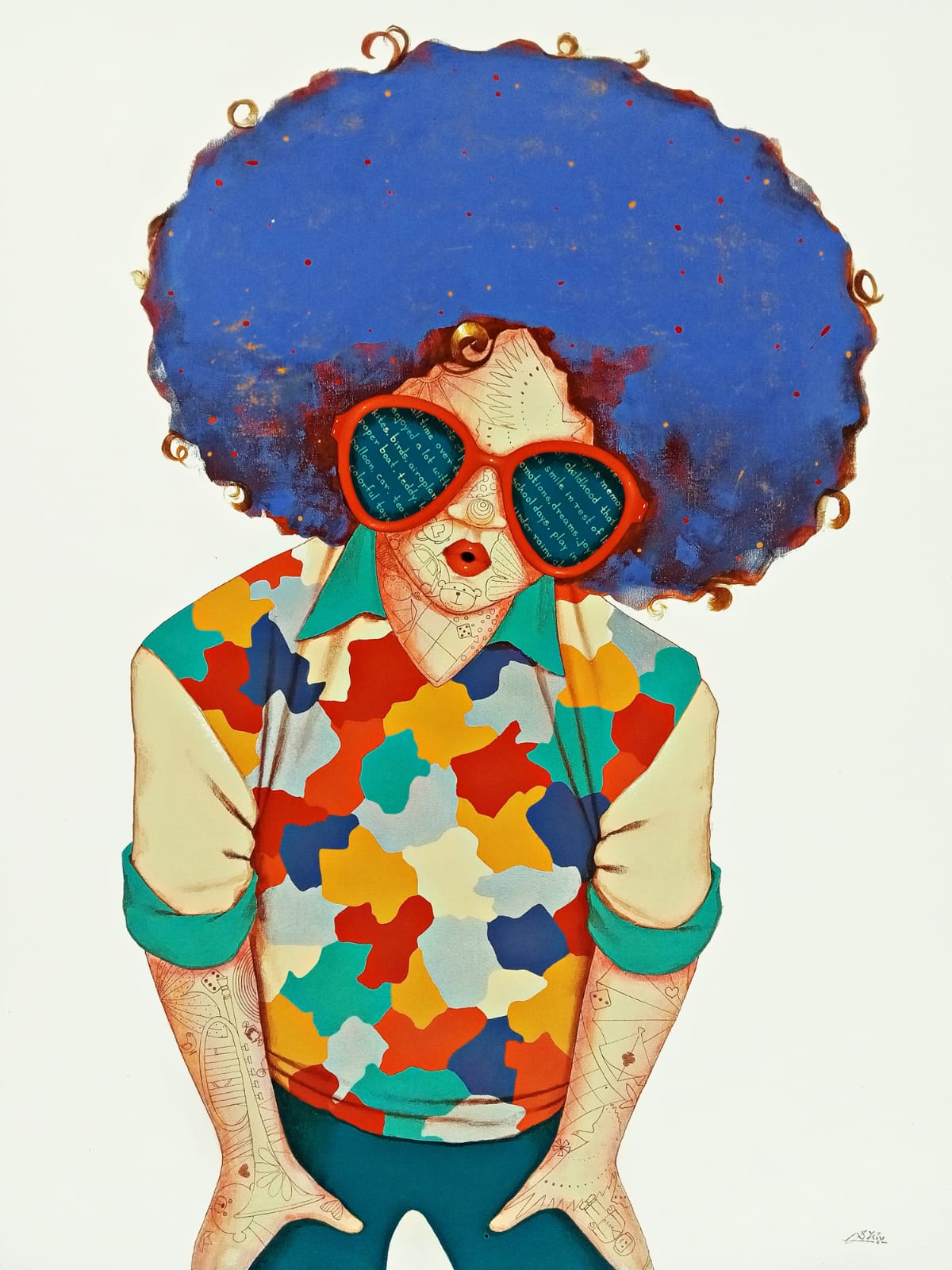 Buy Original Childhood - 17 Painting online By Shiv Kumar Soni | Eikowa