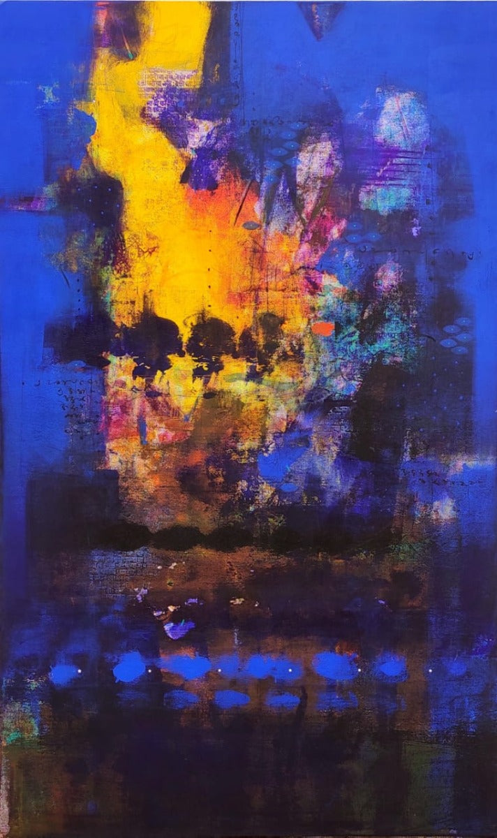 Buy Original Kailash Painting online By Amol Pawar | Eikowa