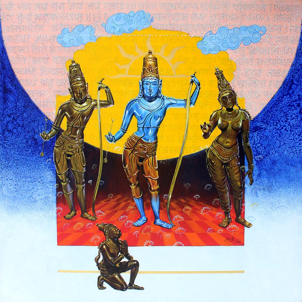 Buy Original Shree Ram (Divination Series) Painting online By ...
