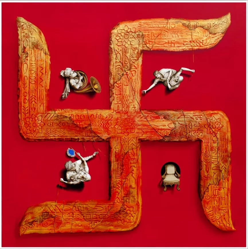 Buy Original Shubh Labh Painting online By Gourishankar Soni | Eikowa