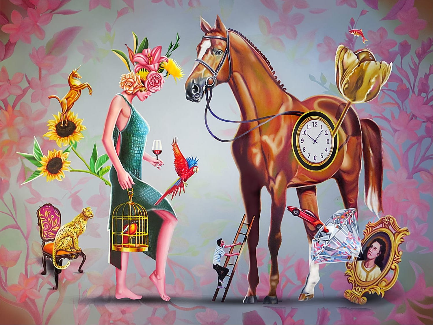 Buy Original Time Management Painting online By Suraj Kumar Kashi | Eikowa