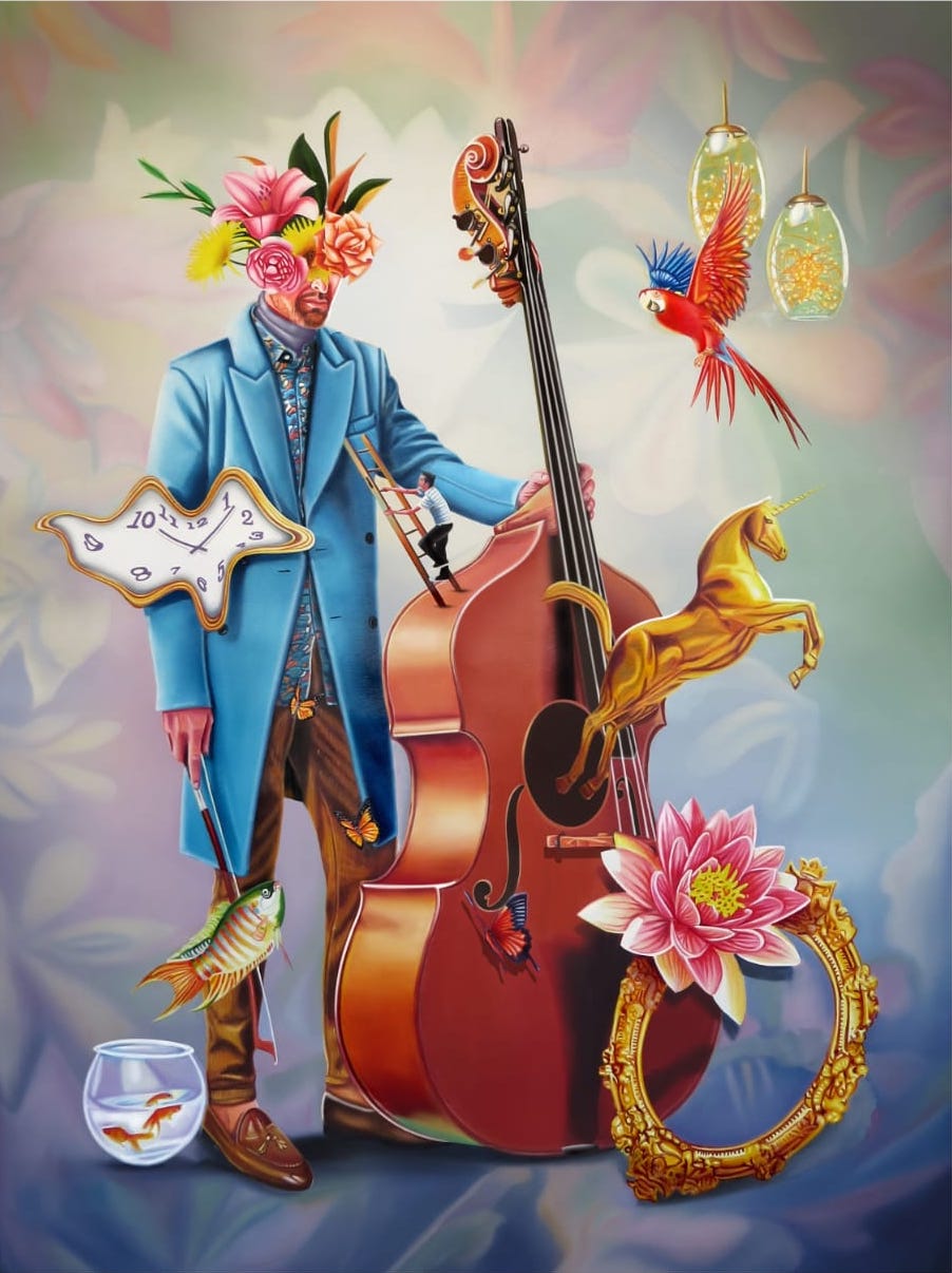 Buy Original Mesmerise Yourself Painting online By Suraj Kumar Kashi ...