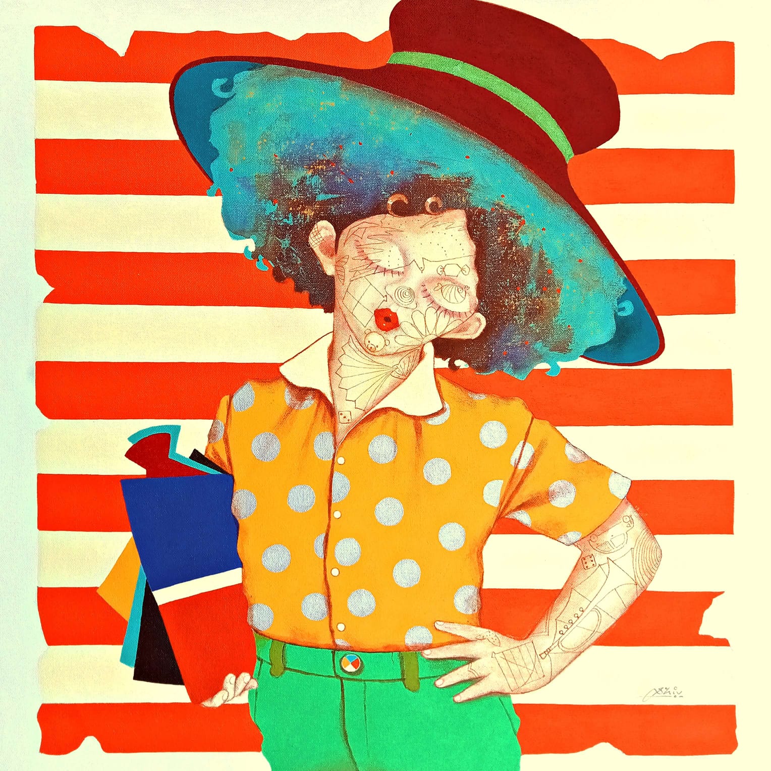 Buy Original Memories of Childhood -32 Painting online By Shiv Kumar ...