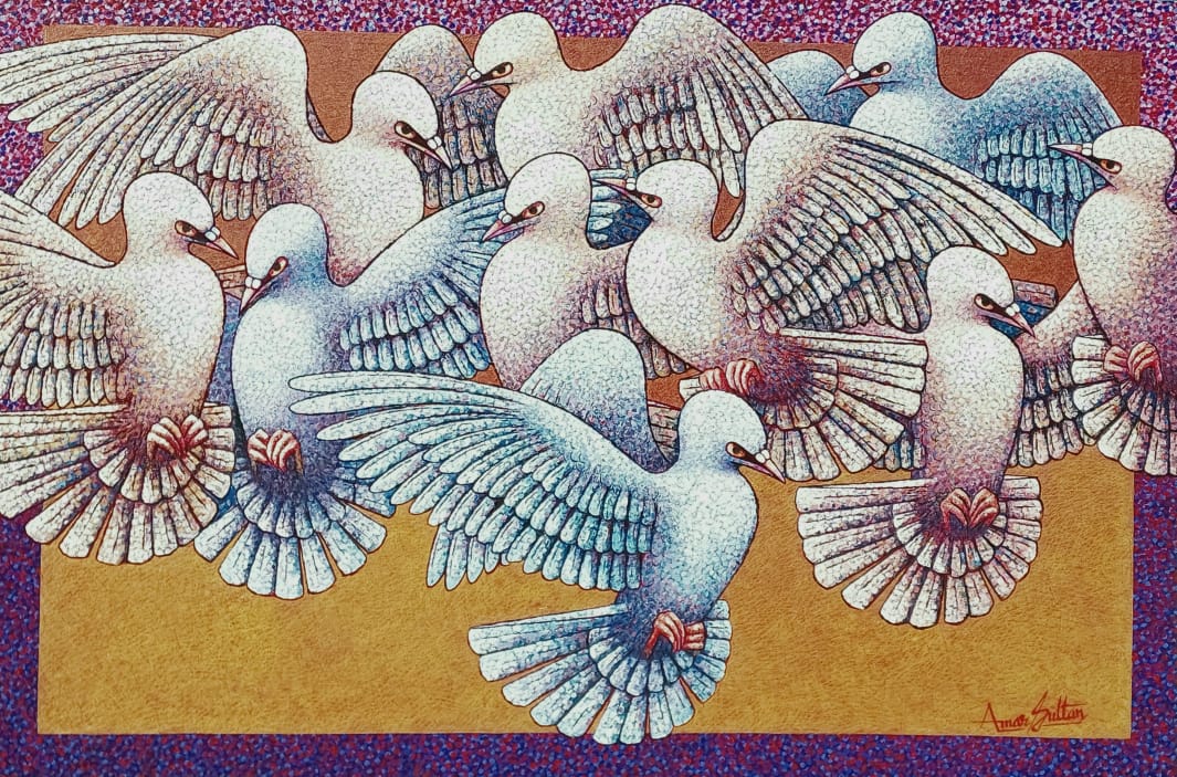 Buy Original Untitled III Painting online By Amar Sultan | Eikowa