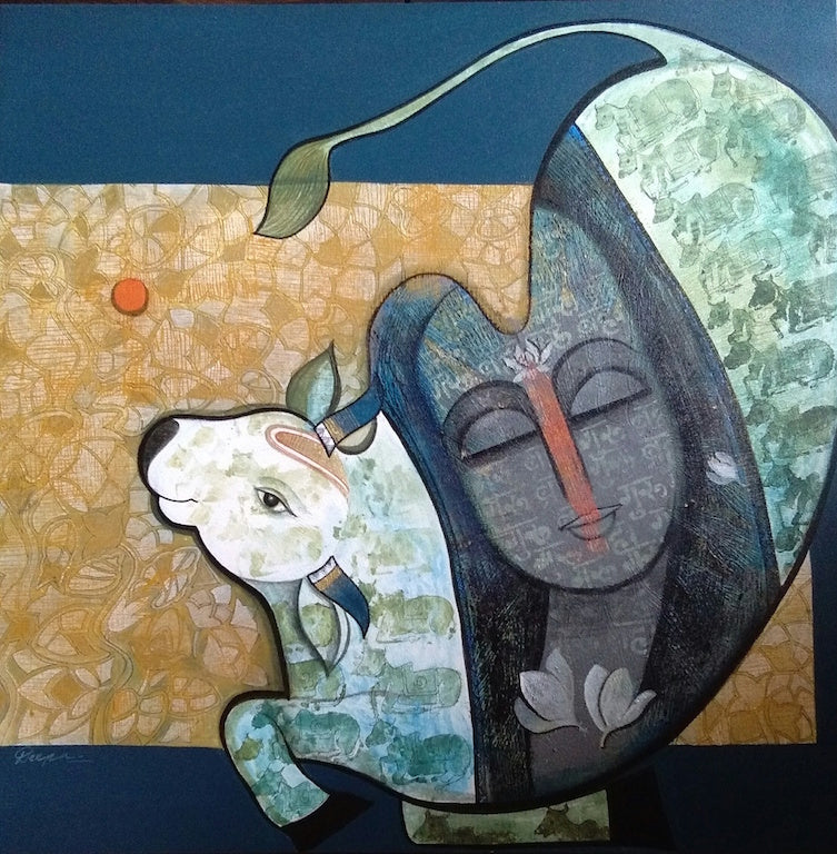 Buy Original Enlightment Painting online By Deepa Hekre | Eikowa