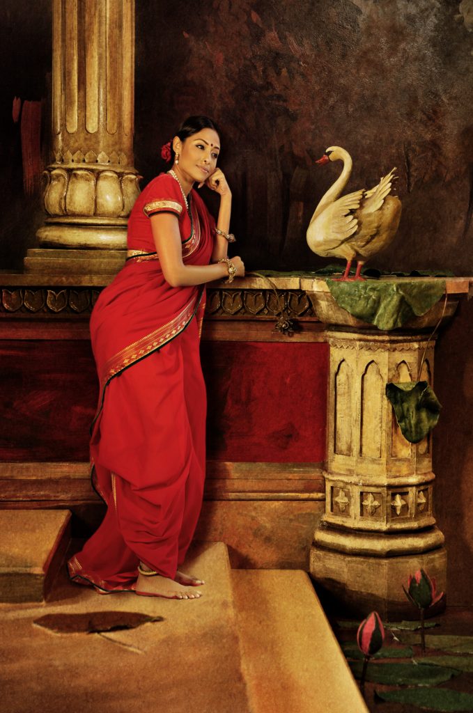 Buy Original Hamsa Damayanti Raja Ravi Verma Painting online By Rohit ...