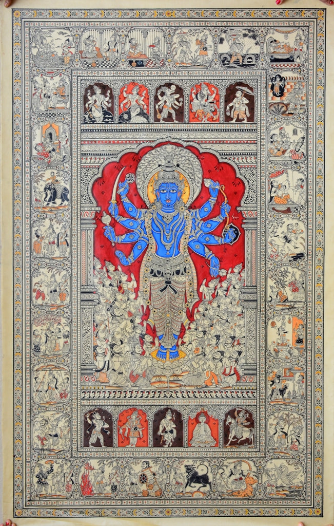 Buy Original Maha Narayana Painting online By Pranab Narayan Das | Eikowa
